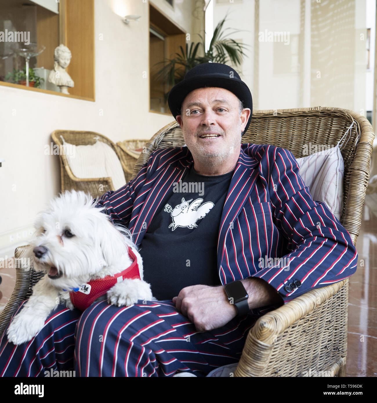 Pablo Carbonell poses during a presentation for the album Los Toreros ...