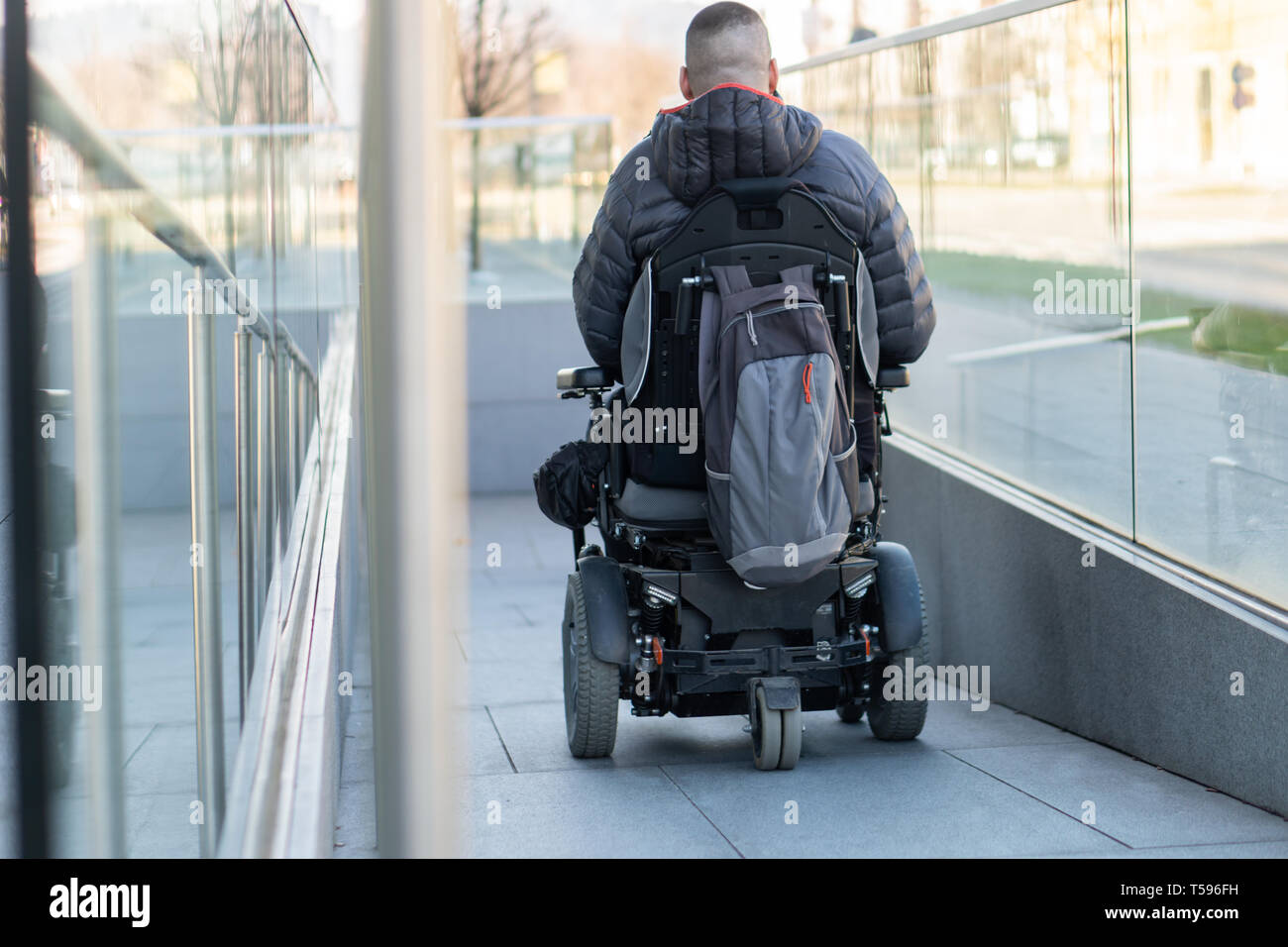 Wheelchair ramp home hi-res stock photography and images - Alamy