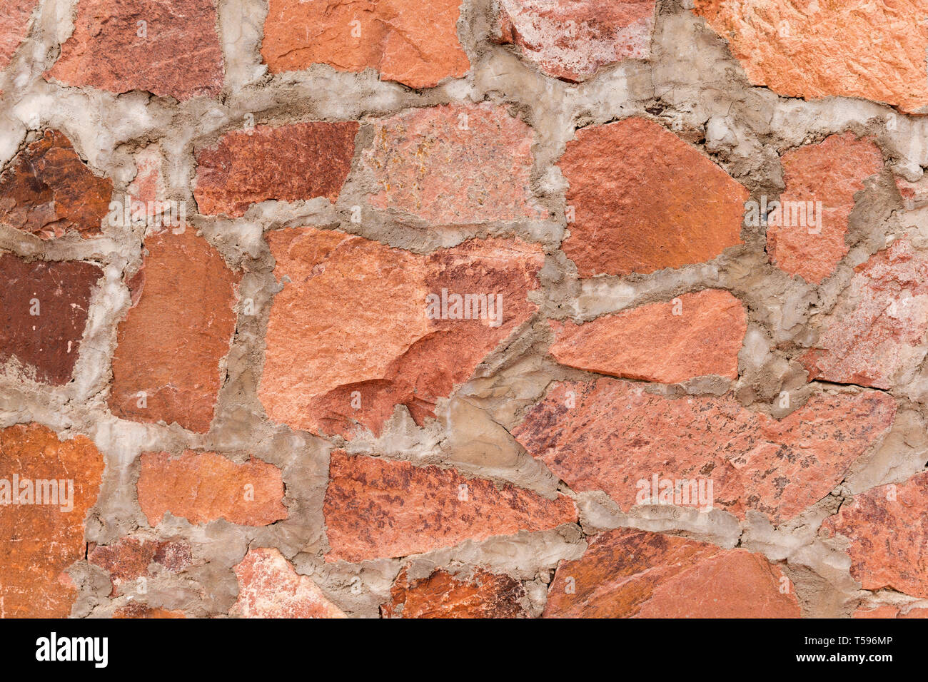 red stone wall outdoor background and texture of decorative Slate Stone ...