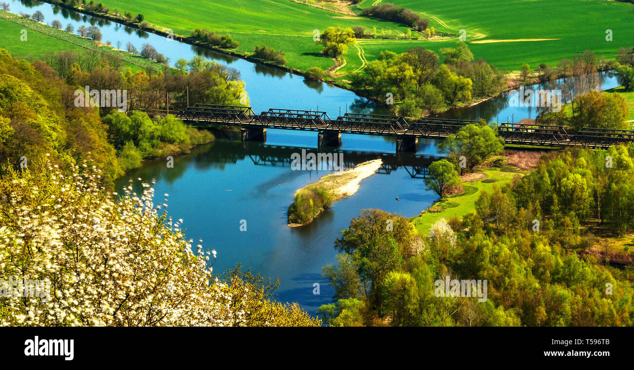 Spring bridge hi-res stock photography and images - Alamy