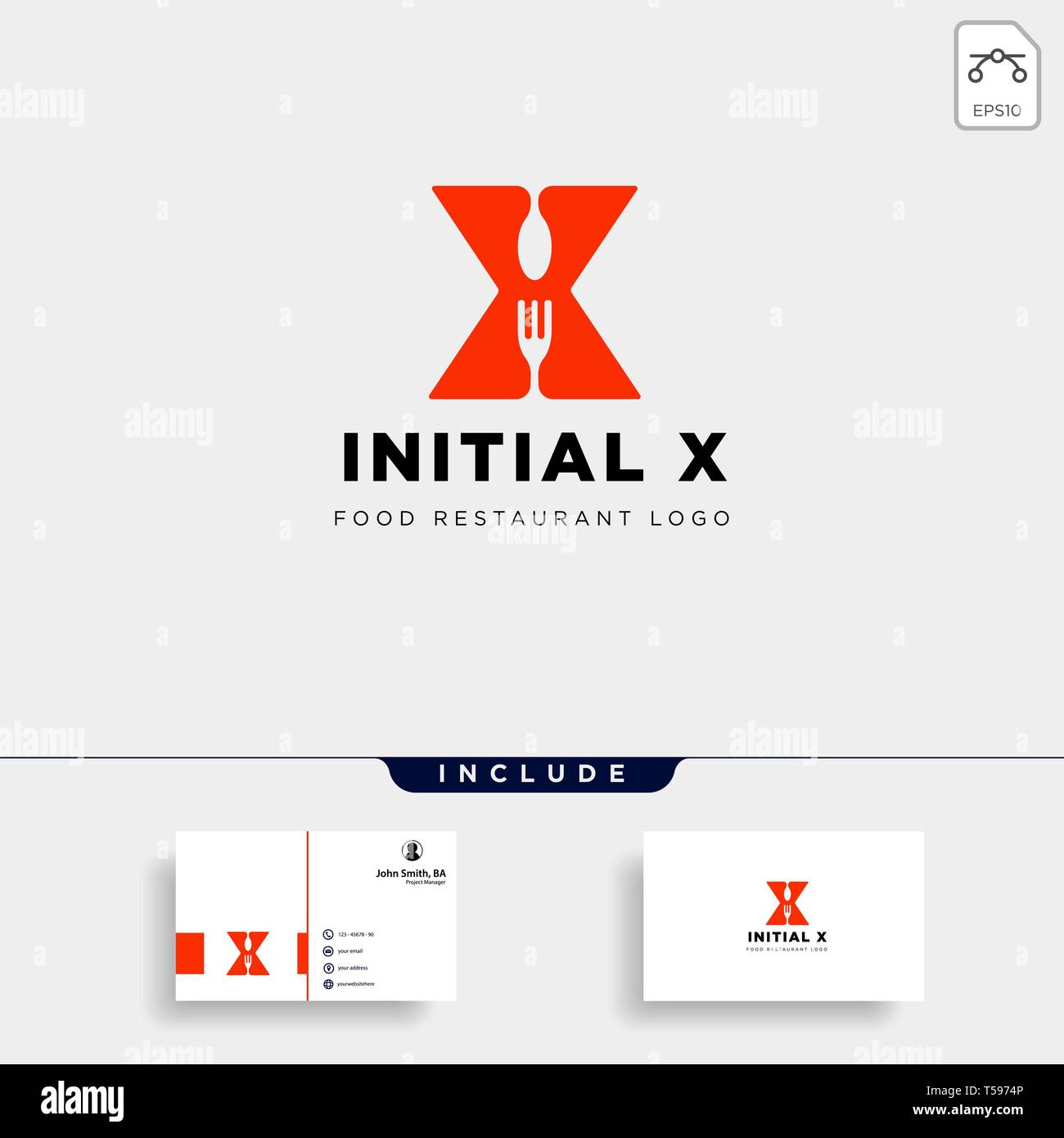 Food X Stock Vector Images - Alamy