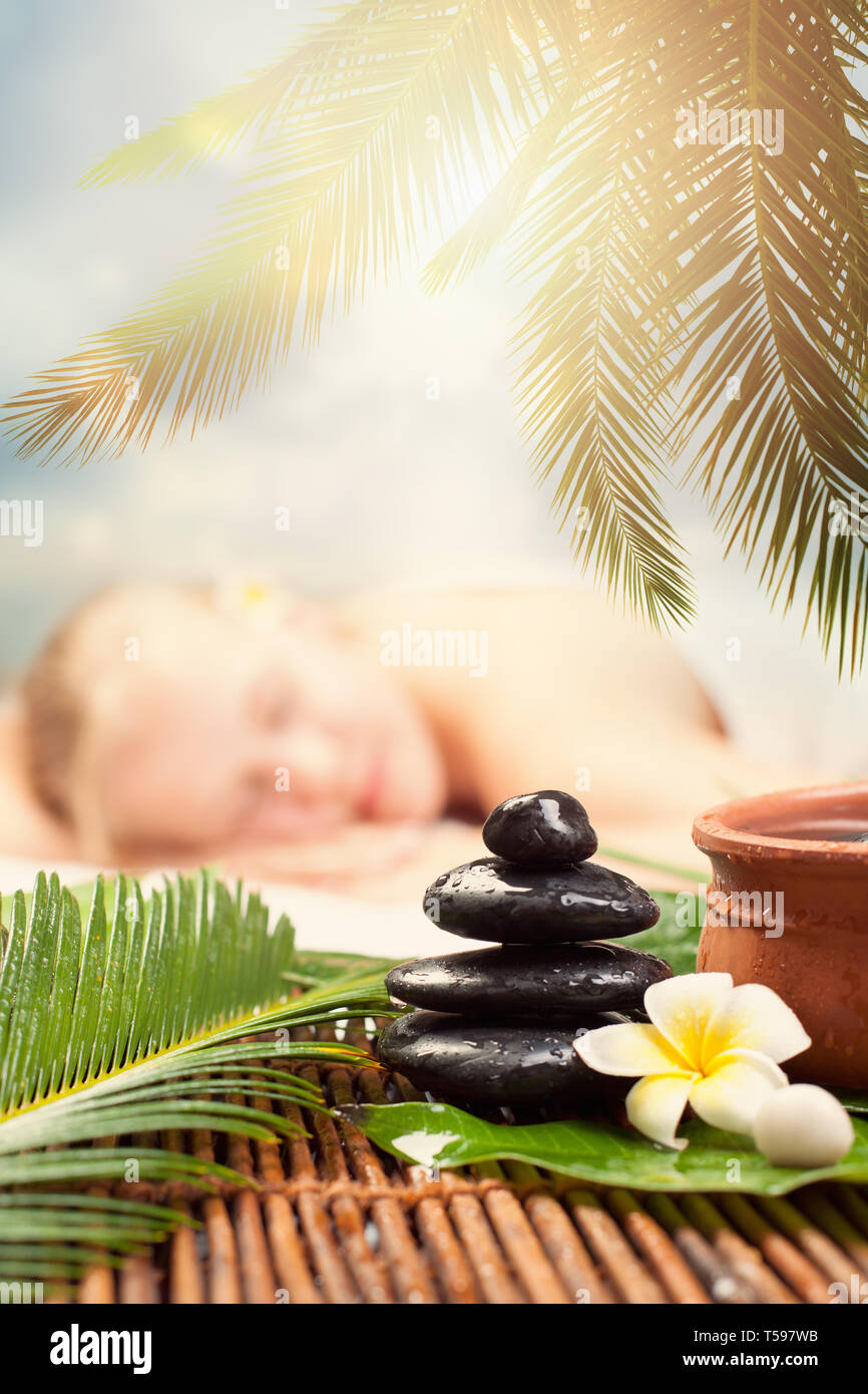 Outdoor spa massage hi-res stock photography and images - Alamy