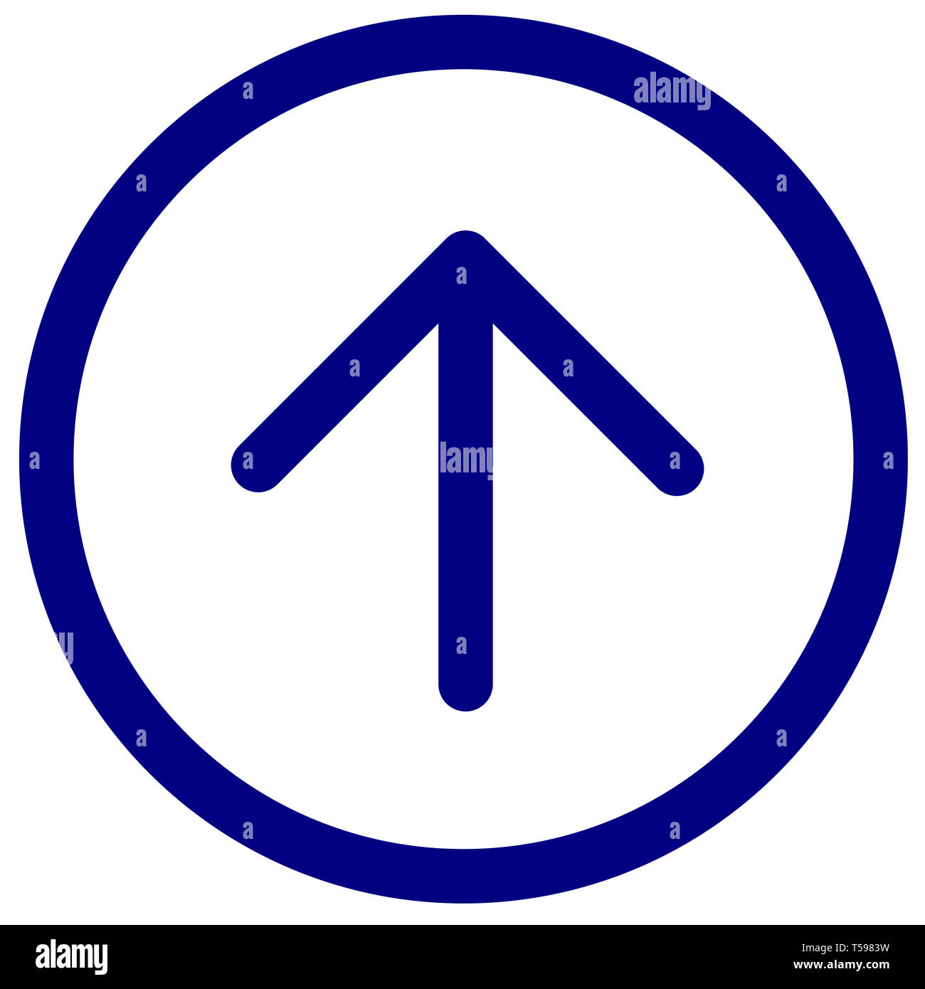 navy Arrow pointing up direction symbol. navy Directional Arrow sign ...