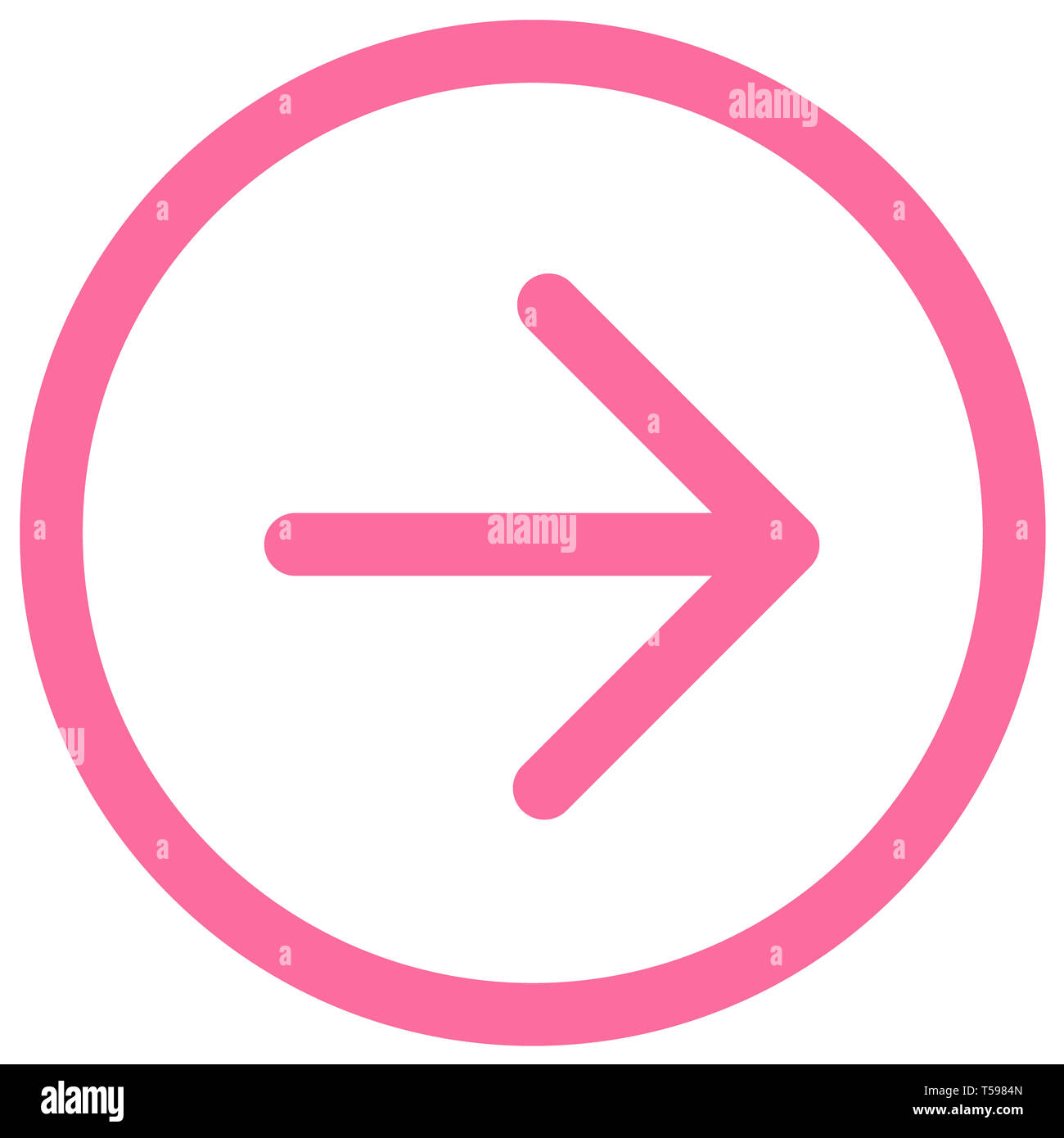 pink Arrow pointing right direction symbol. pink Directional Arrow sign ...