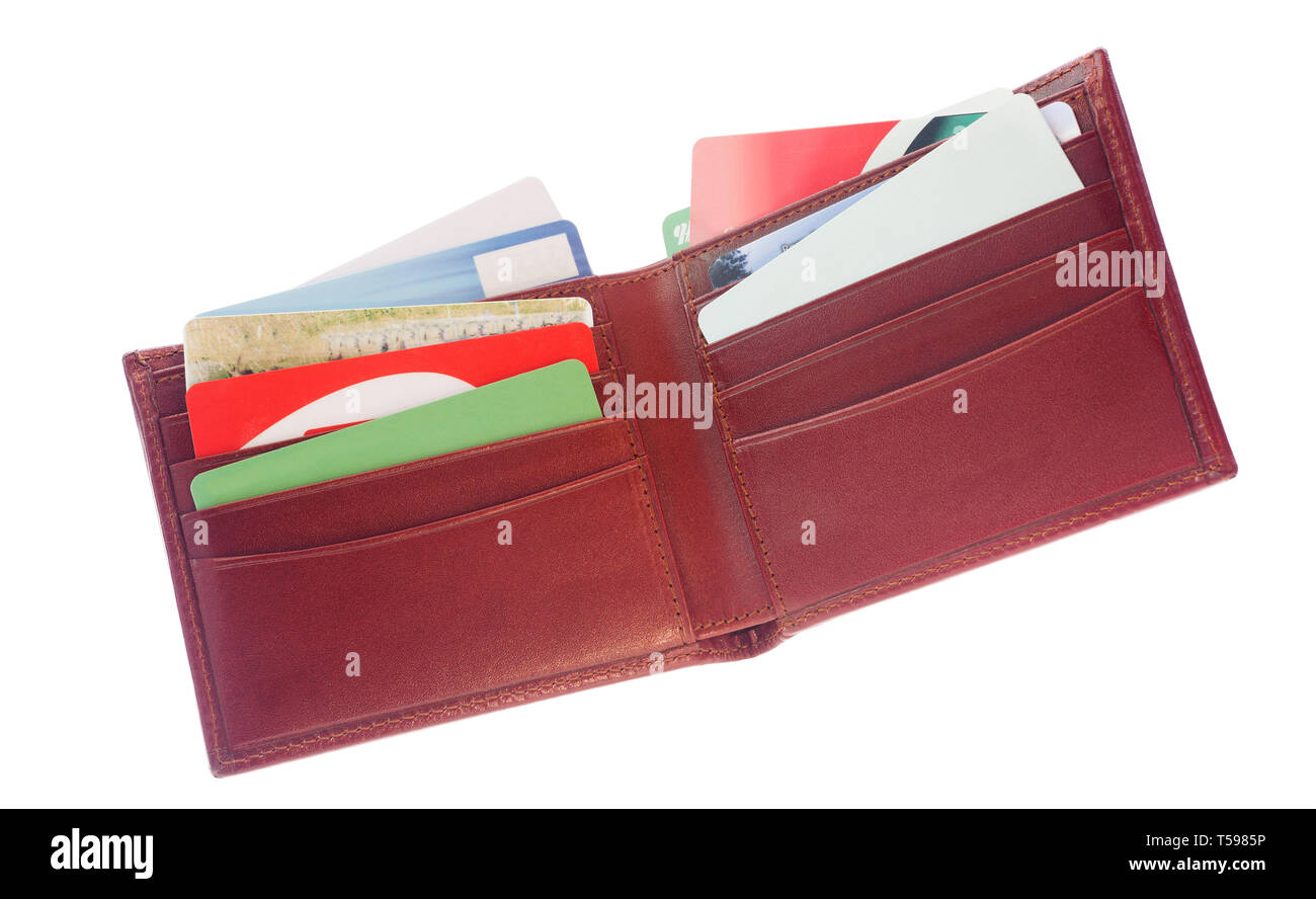 Wallet full of cards hi-res stock photography and images - Alamy