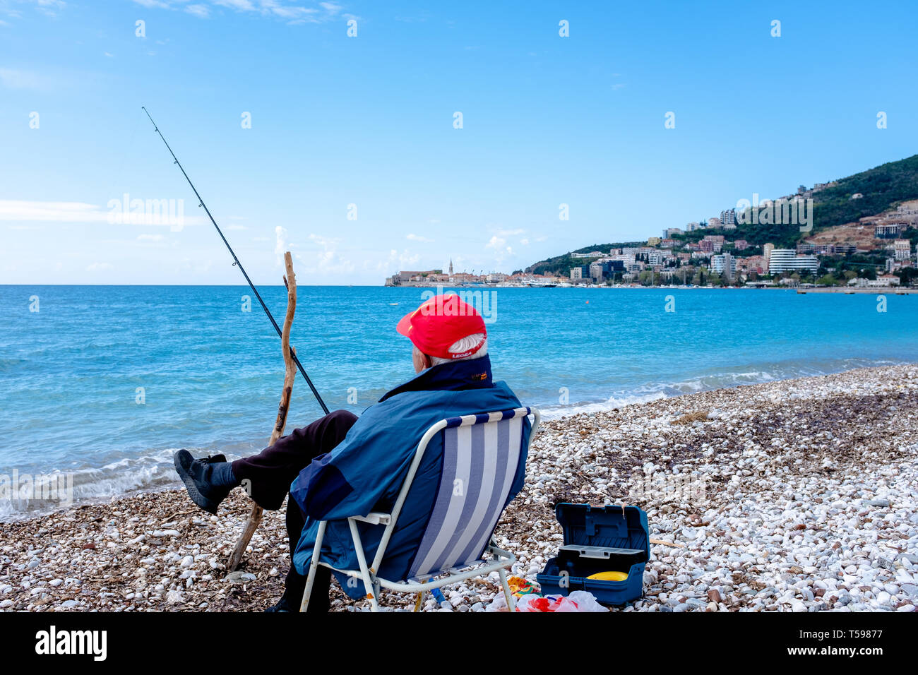 Old man fishing hi-res stock photography and images - Alamy