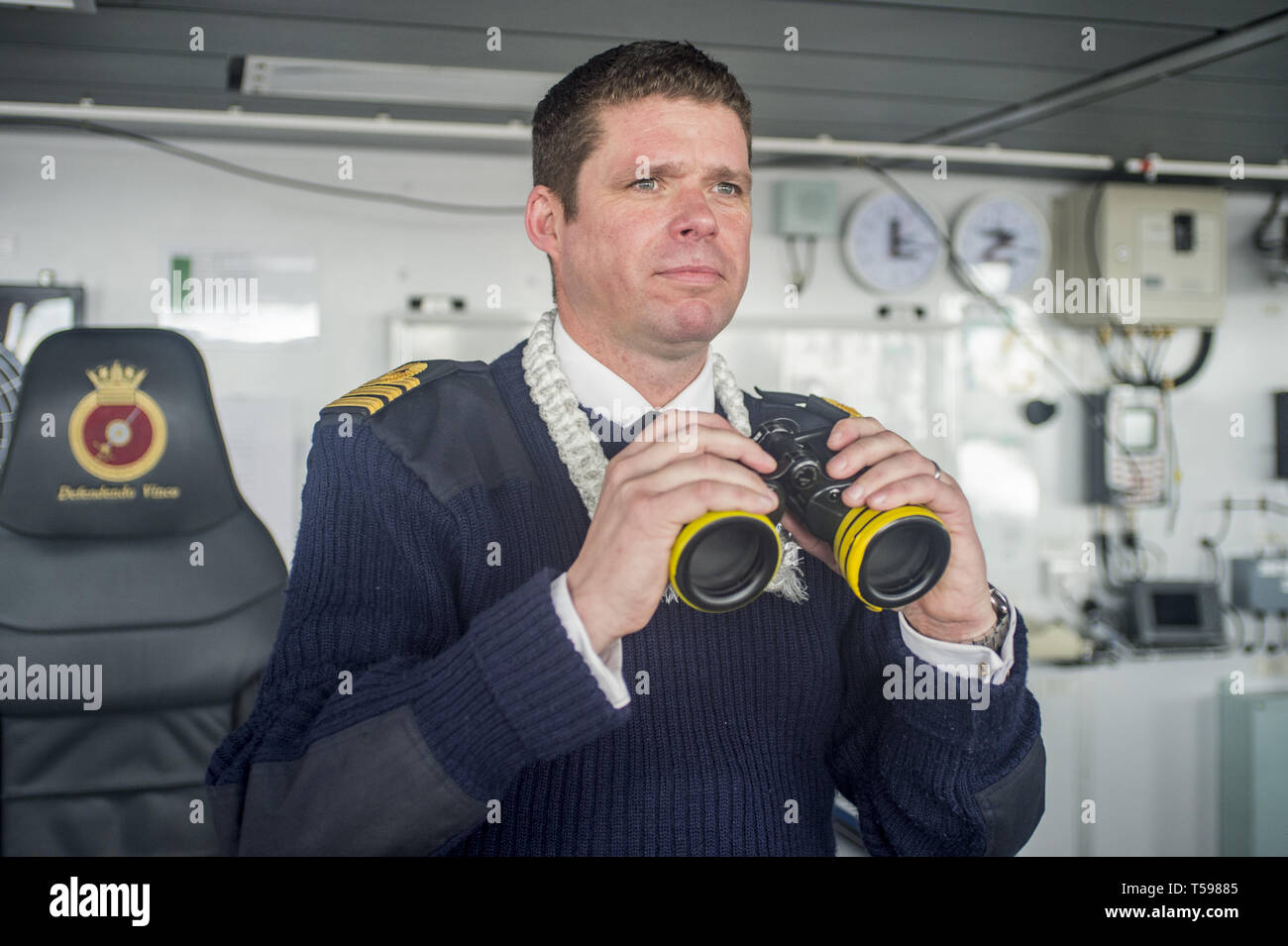 Press are invited onboard the HMS Defender as she returns to Glasgow ...
