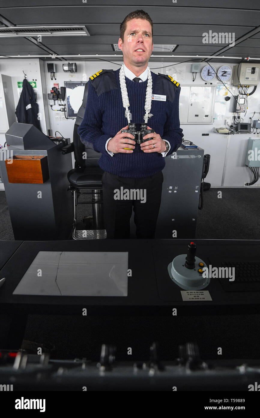 Press are invited onboard the HMS Defender as she returns to Glasgow ...