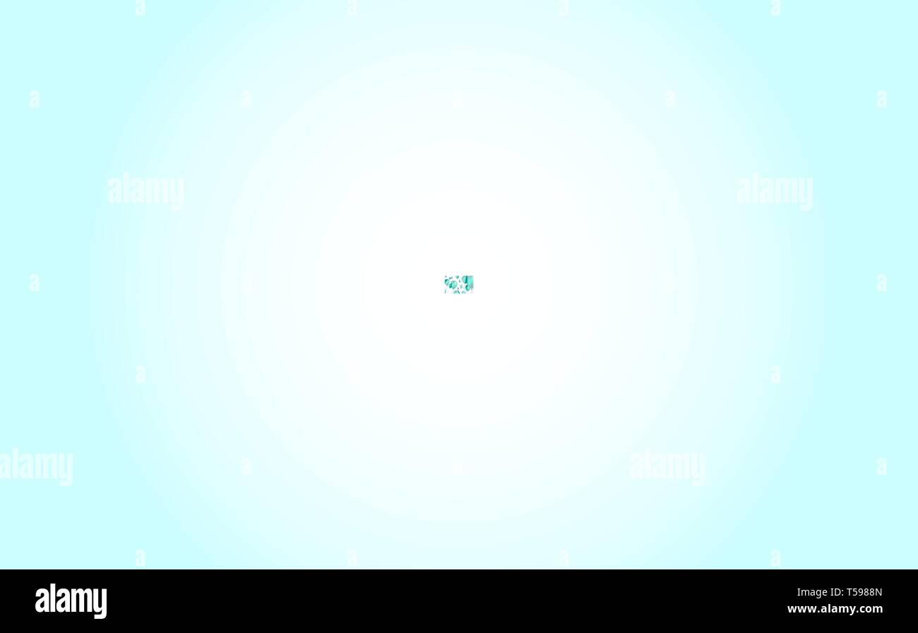Glossy teal color Flying helium Balloons backdrop with blur effect ...
