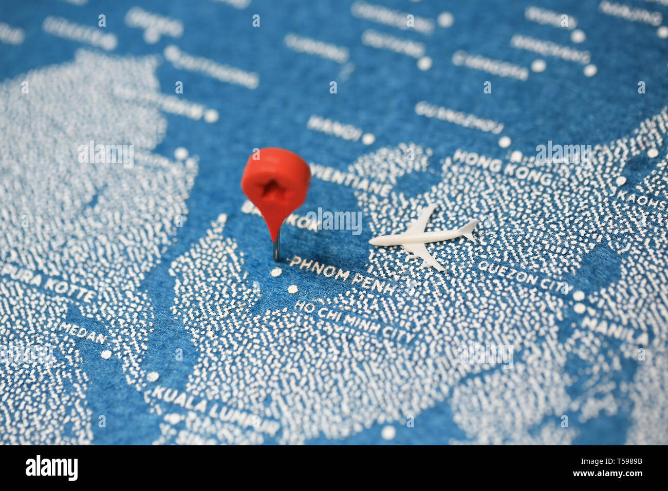 Plane map hi-res stock photography and images - Alamy