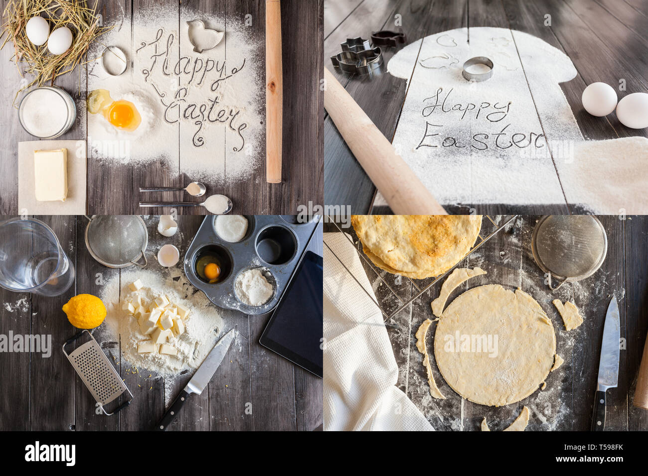 Easter baking culinary background hi-res stock photography and images ...