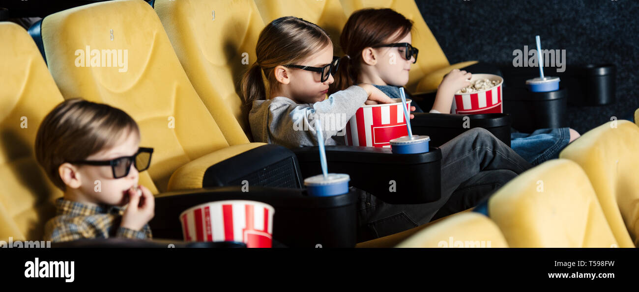 Children movie popcorn cinema hi-res stock photography and images - Alamy