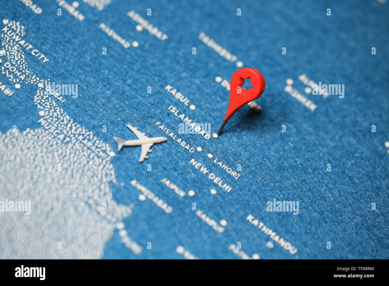 Pakistan map islamabad location hi-res stock photography and images - Alamy