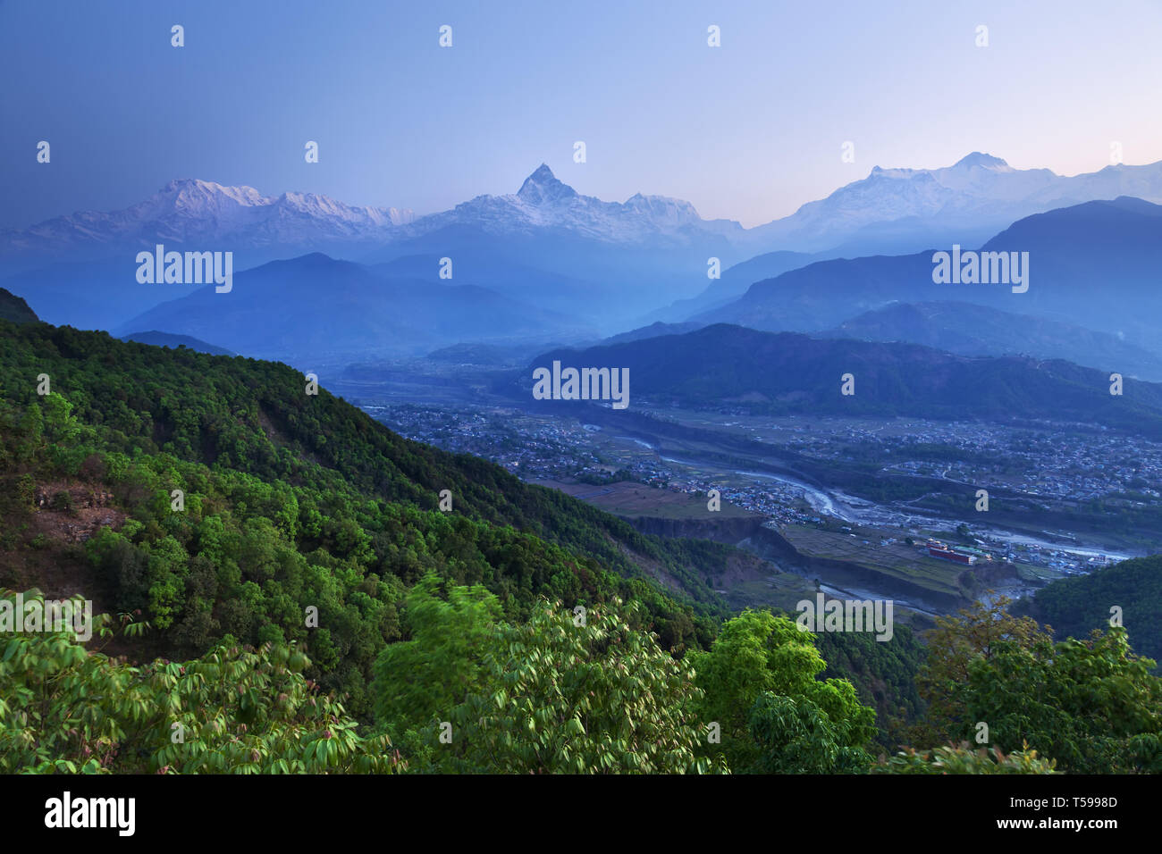 Sarankot, pokhara hi-res stock photography and images - Alamy
