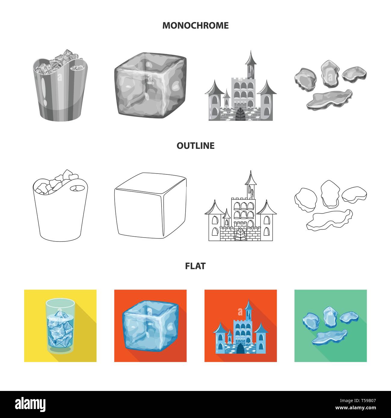 bucket,cube,castle,splinters,ice,drink,sculpting,pieces,crystal,block ...