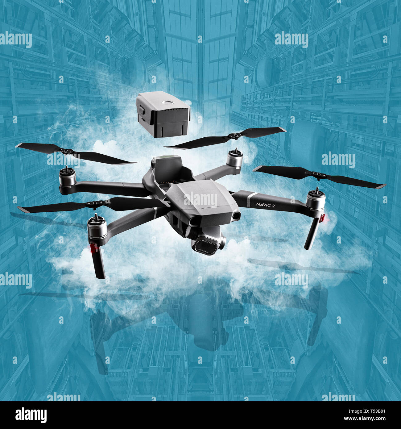 Mavic 2 Pro Drone Stock Photo - Alamy