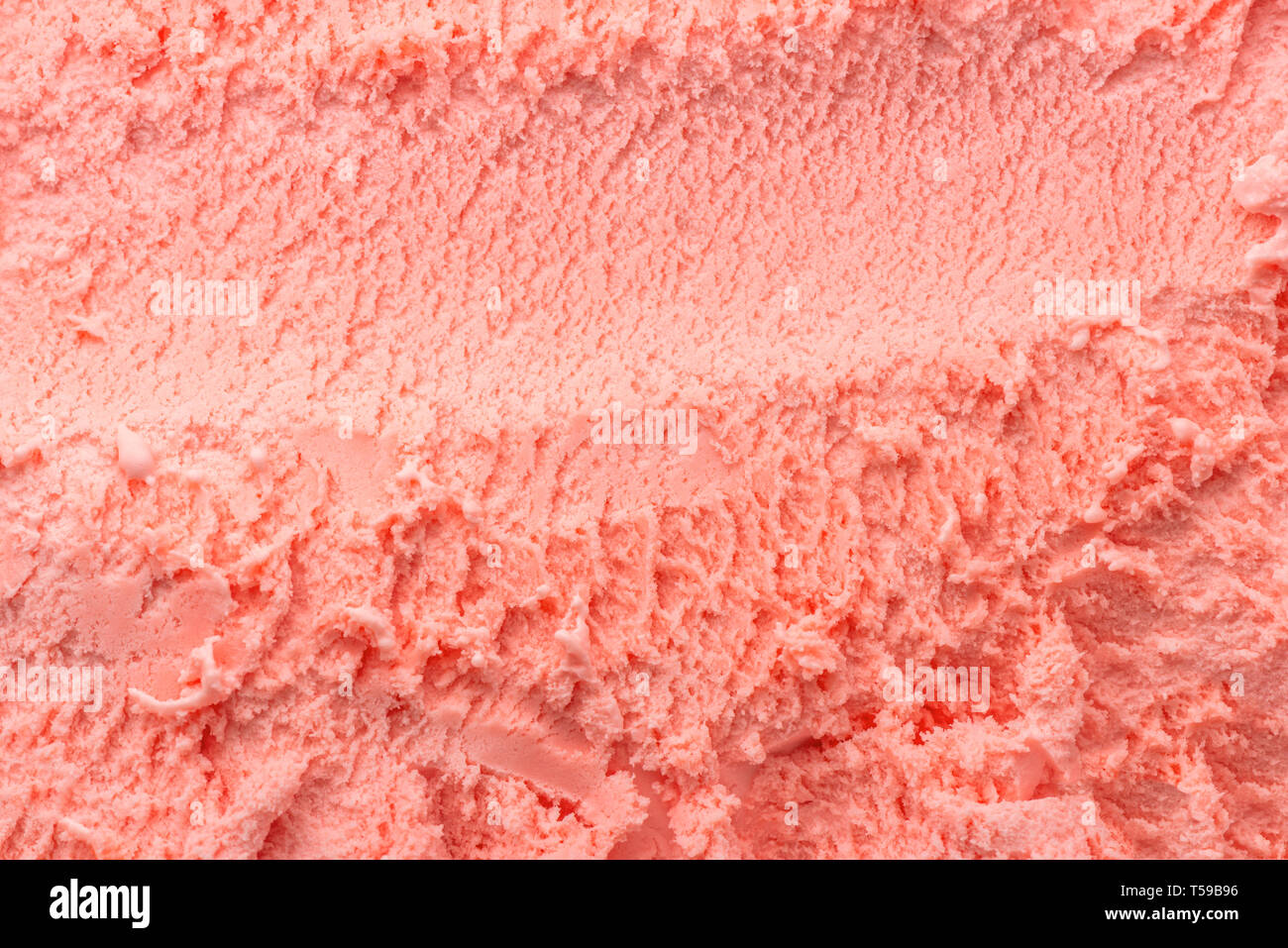 Strawberry Ice Cream Texture