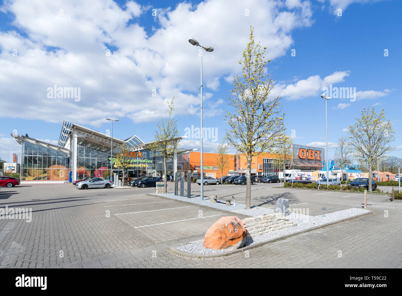 OBI store. in Norderstedt, Germany. OBI is the largest DIY retailer in ...