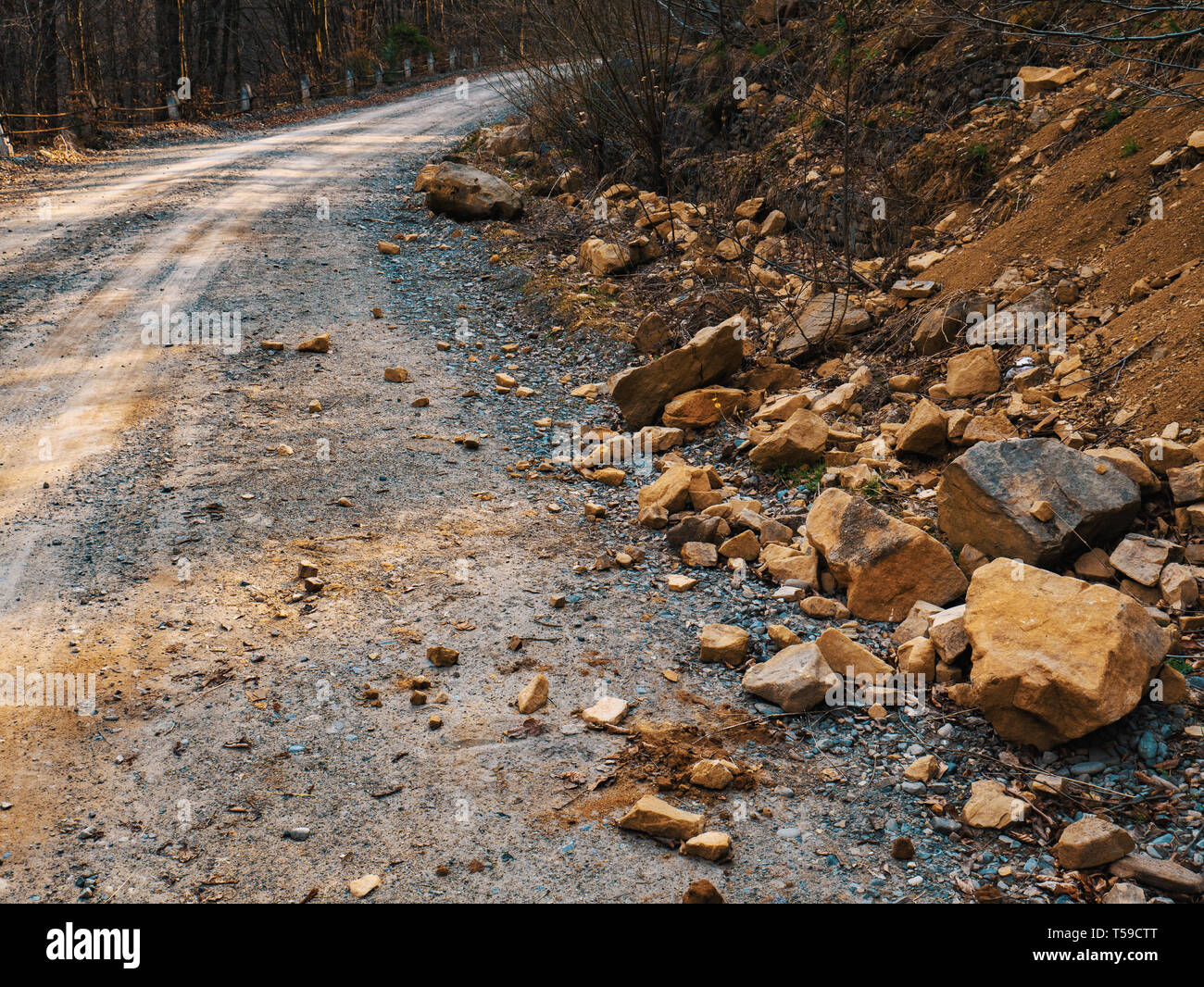 Avalanche of sand hi-res stock photography and images - Alamy