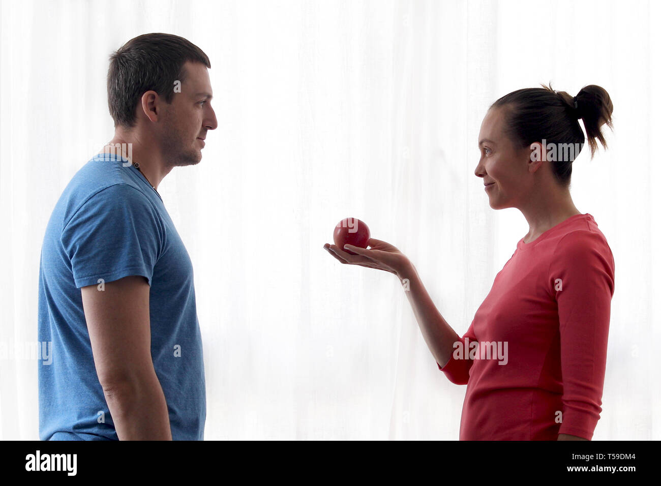 Temptation of man Cut Out Stock Images & Pictures - Alamy