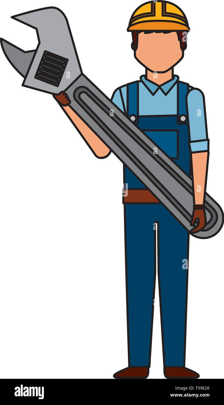 Worker workman staff Stock Vector Images - Alamy