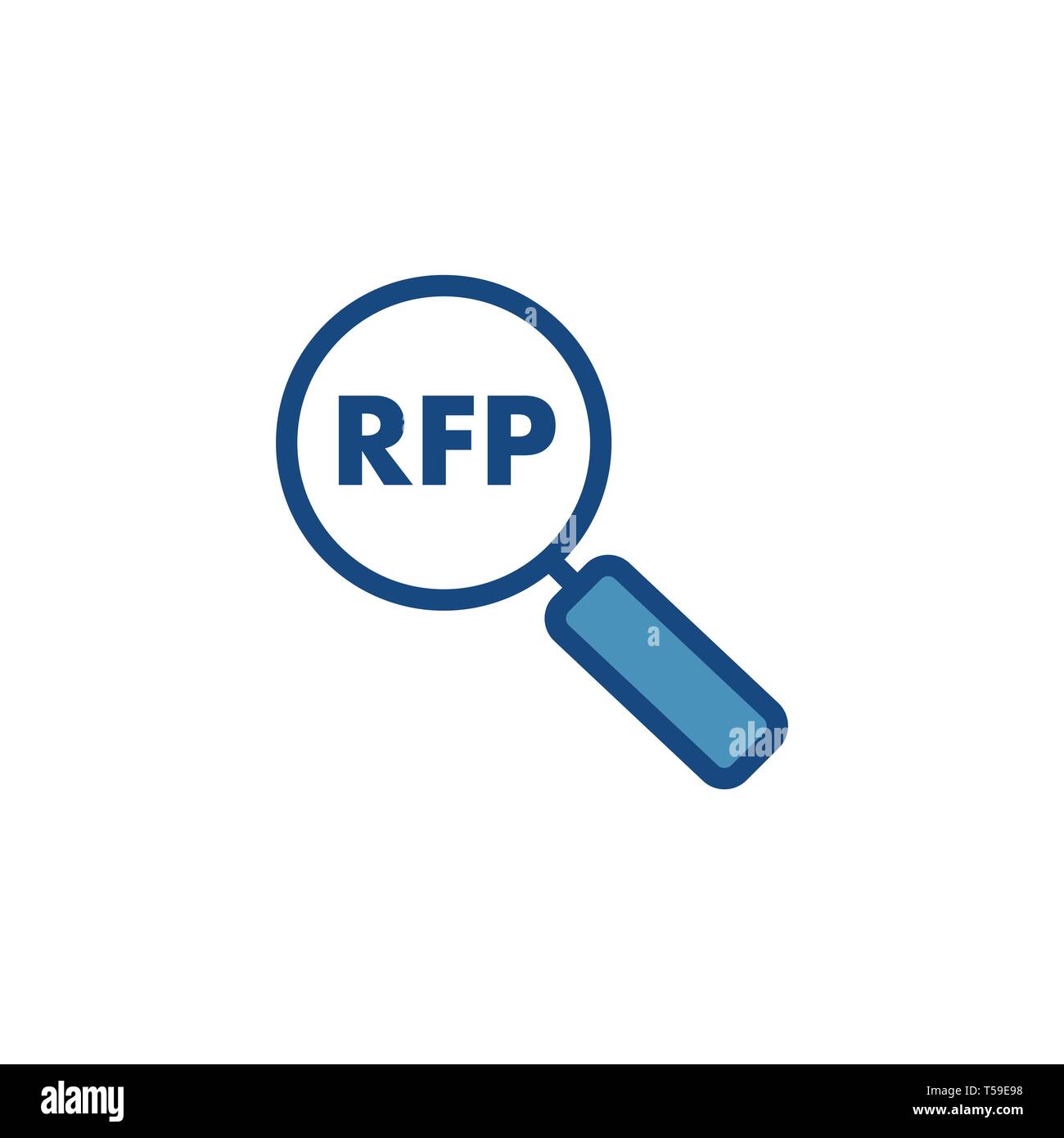 RFP Icon - request for proposal concept - idea Stock Vector Image & Art ...