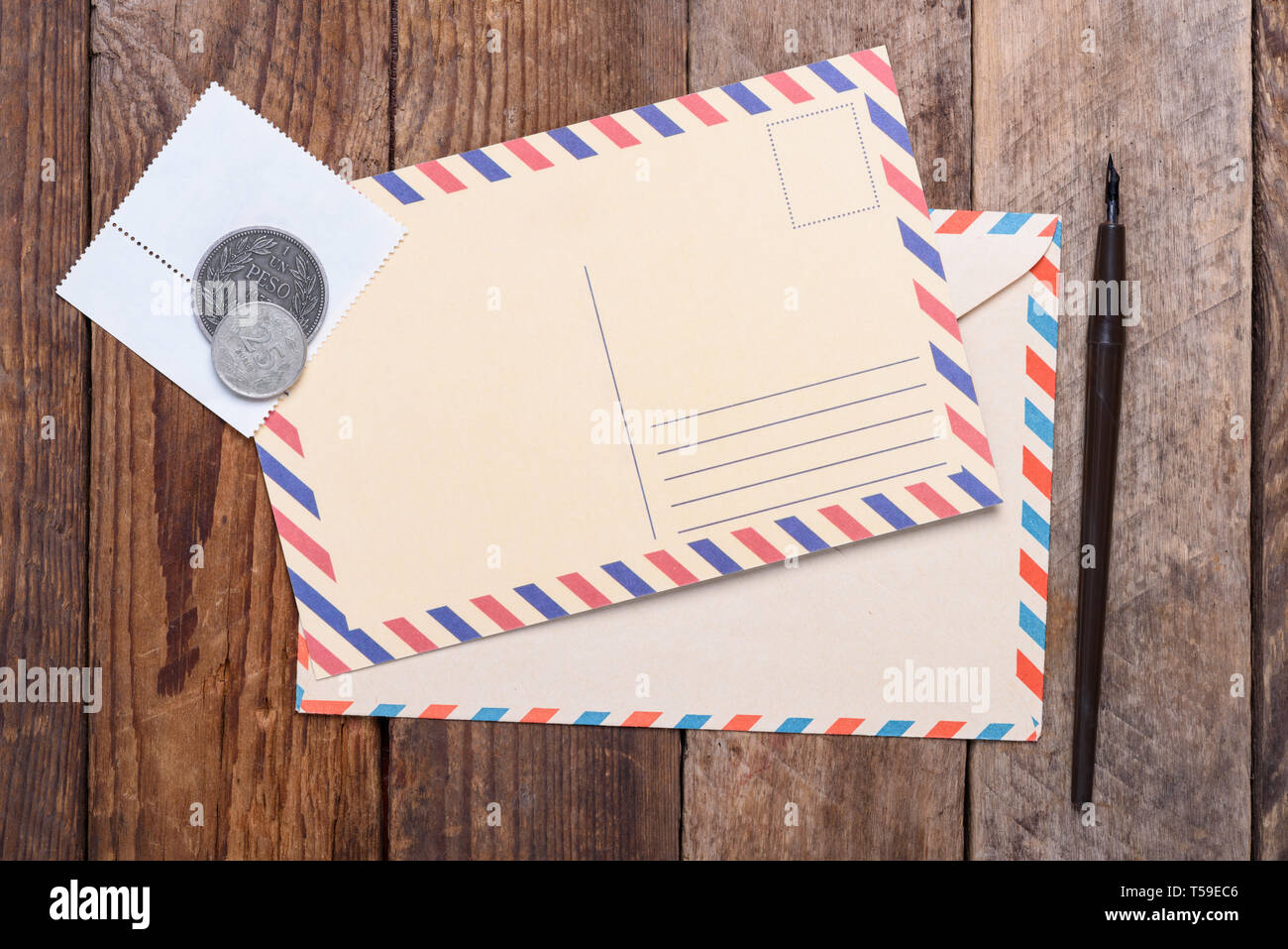 Blank coin envelope hi-res stock photography and images - Alamy