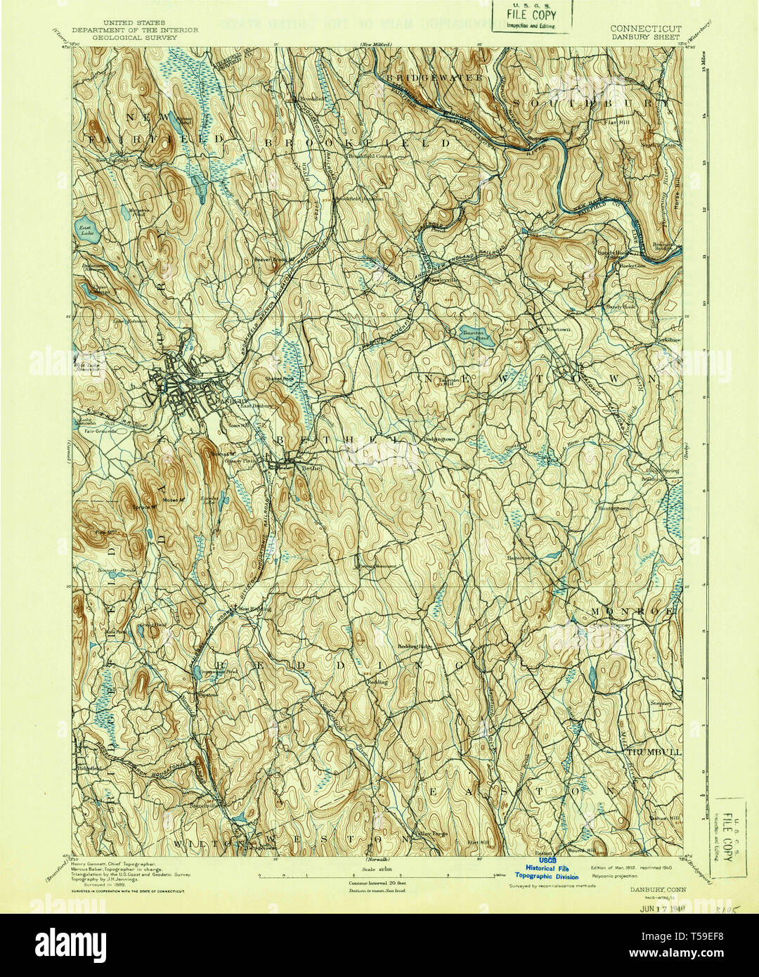 Danbury map High Resolution Stock Photography and Images - Alamy