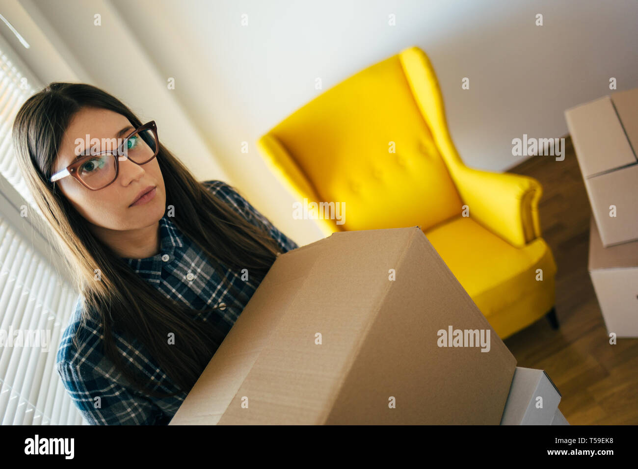 Nerd Girl High Resolution Stock Photography and Images - Alamy