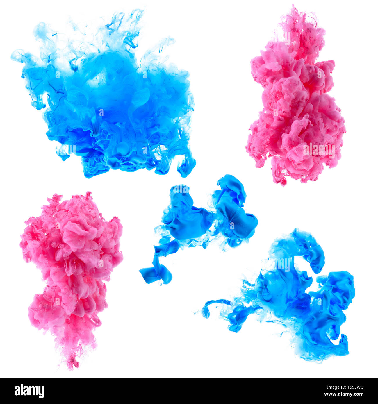 White pink clouds in Cut Out Stock Images & Pictures - Alamy