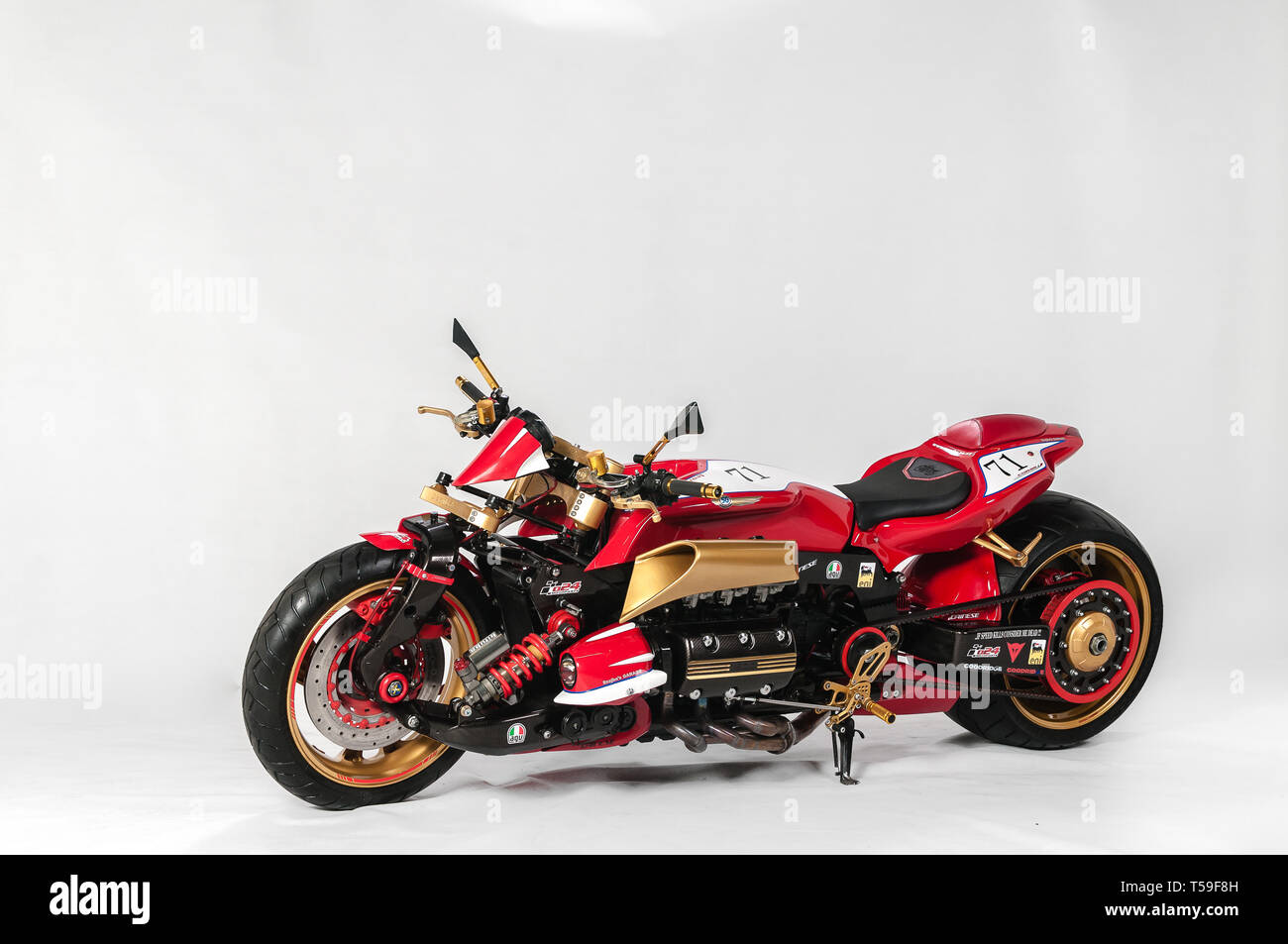 Warsaw, Poland, March 01, 2019: Warsaw Custom Motorcycles Show ...