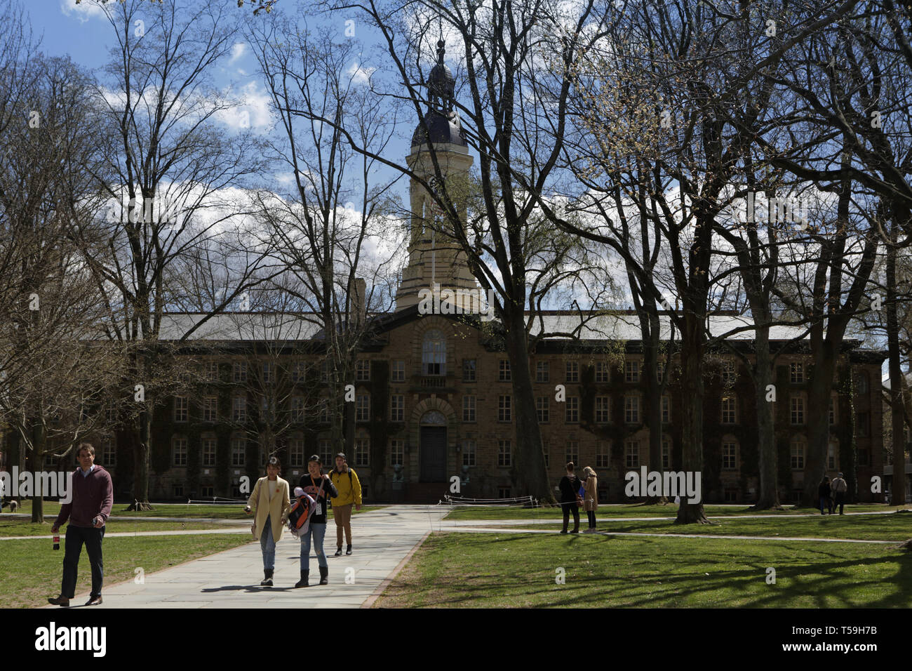Princeton University Campus. Nassau Hall Stock Photo - Alamy