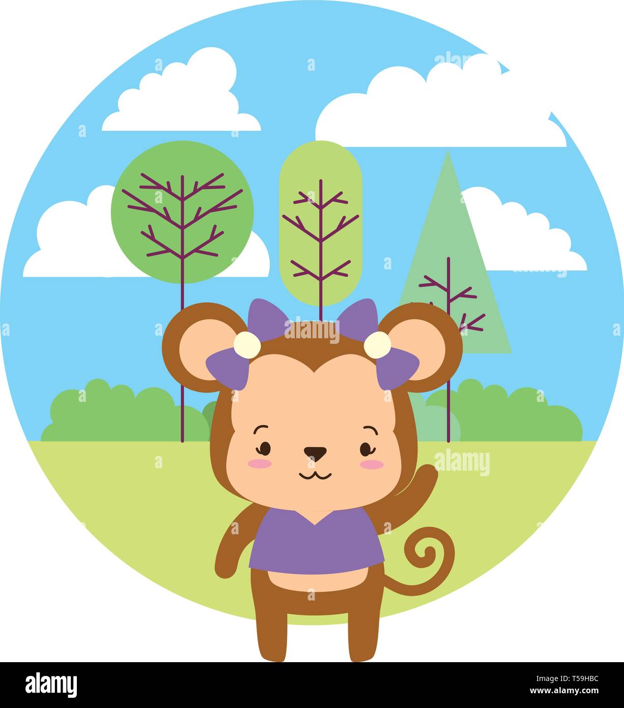 cute animal cartoon Stock Vector Image & Art - Alamy