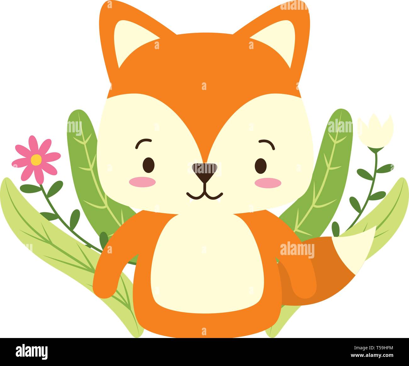 cute animal cartoon Stock Vector Image & Art - Alamy