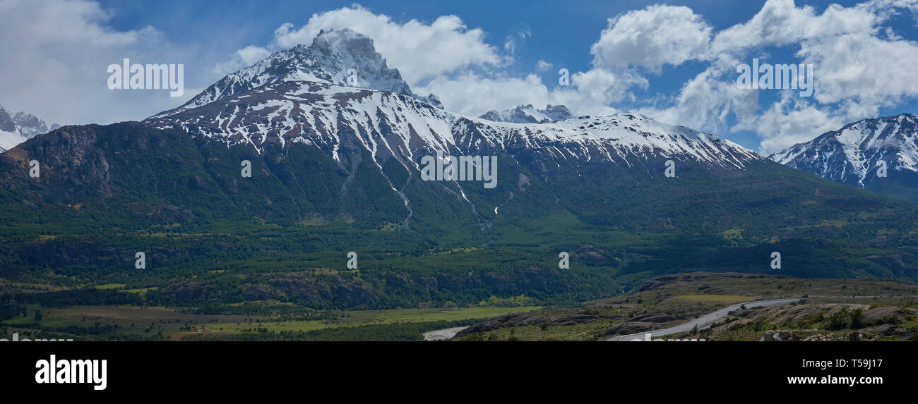 The Carretera Austral; famous road connecting remote towns and villages ...