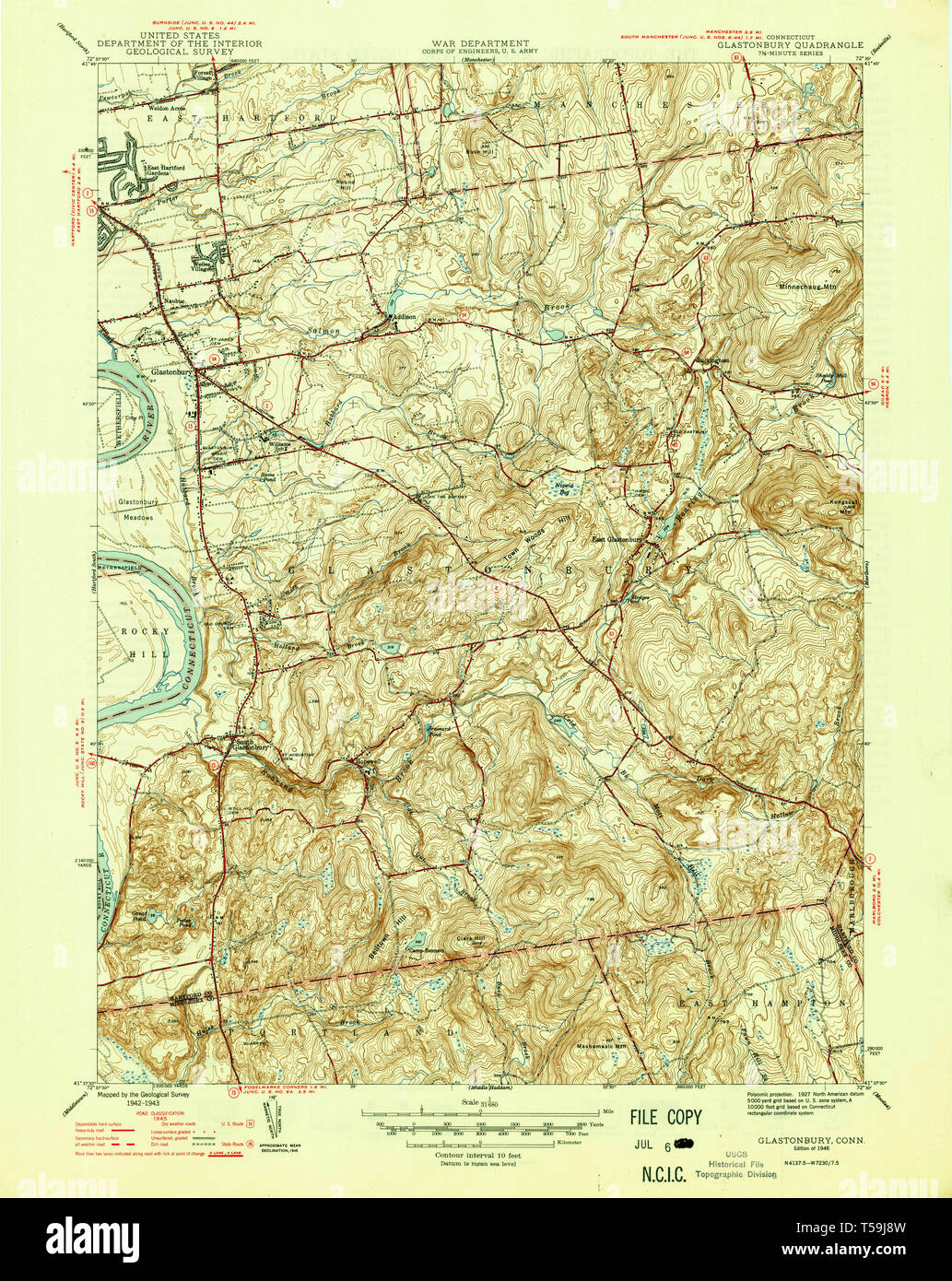 Map of glastonbury hi-res stock photography and images - Alamy