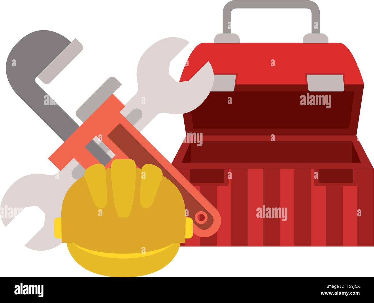 construction tool box isolated icon Stock Vector Image & Art - Alamy