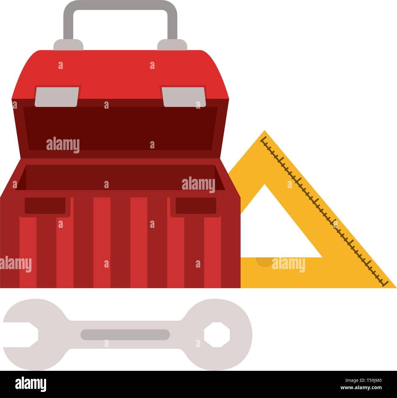 construction tool box isolated icon Stock Vector Image & Art - Alamy