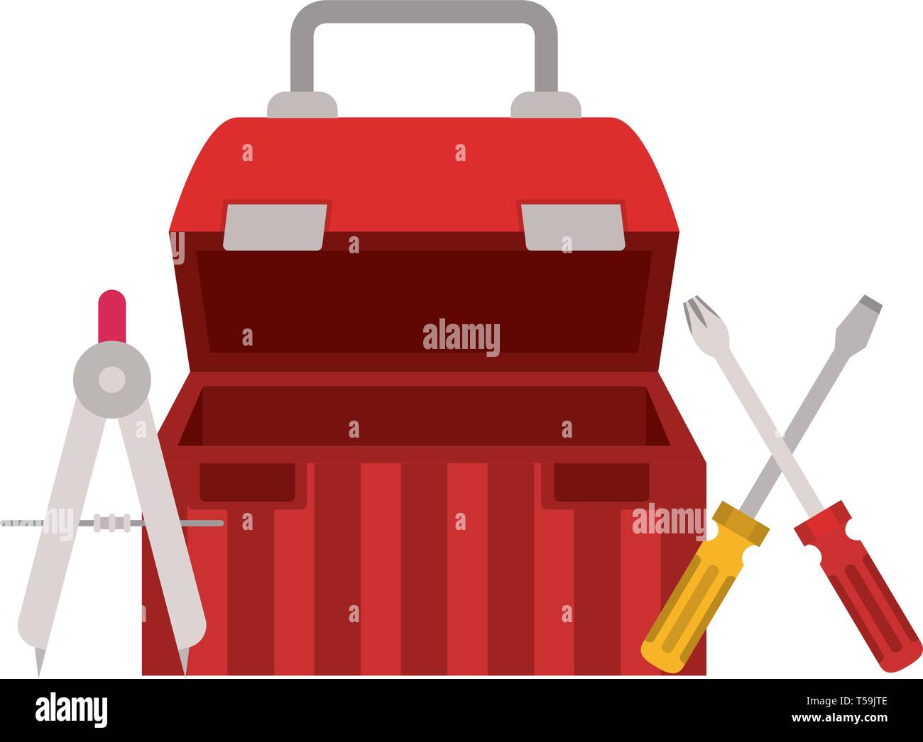 construction tool box isolated icon Stock Vector Image & Art - Alamy