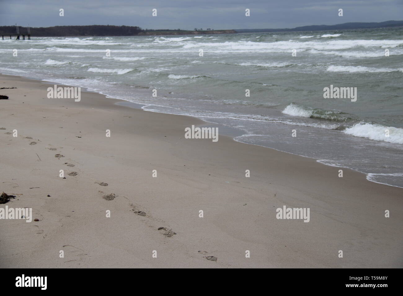 Strand Meer sea beach Stock Photo - Alamy