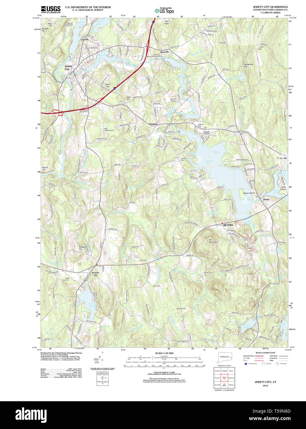 Map of jewett hi-res stock photography and images - Alamy