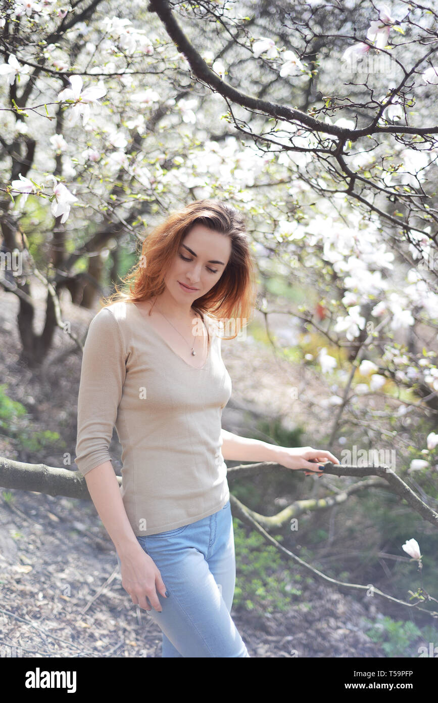 Magnolia young plant hi-res stock photography and images - Alamy