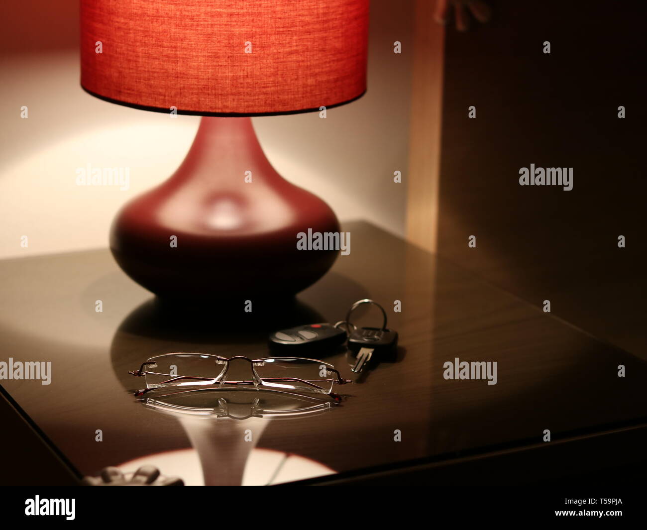 Car key in glass hi-res stock photography and images - Alamy