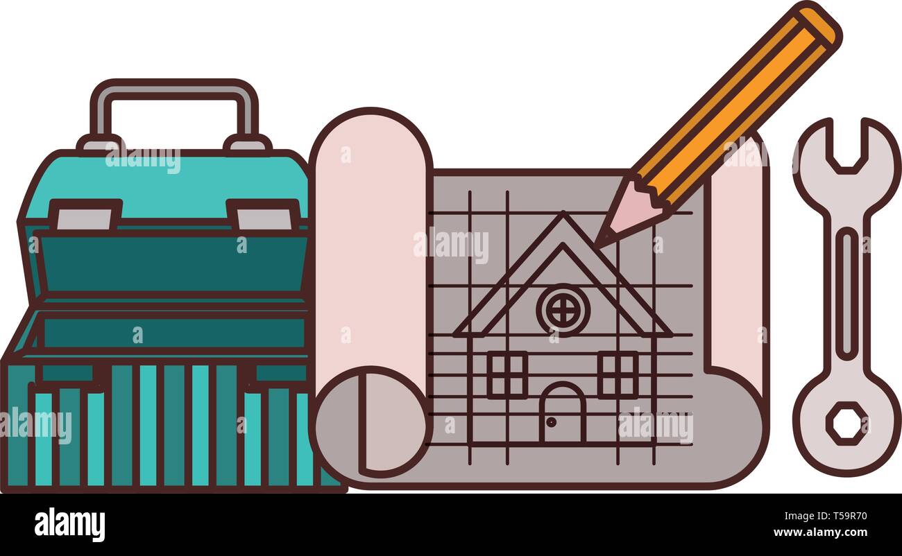construction tool box isolated icon Stock Vector Image & Art - Alamy