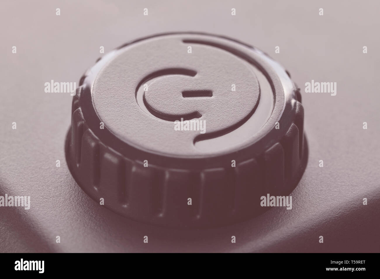 Power control, black button on and off electronic devices. From ...