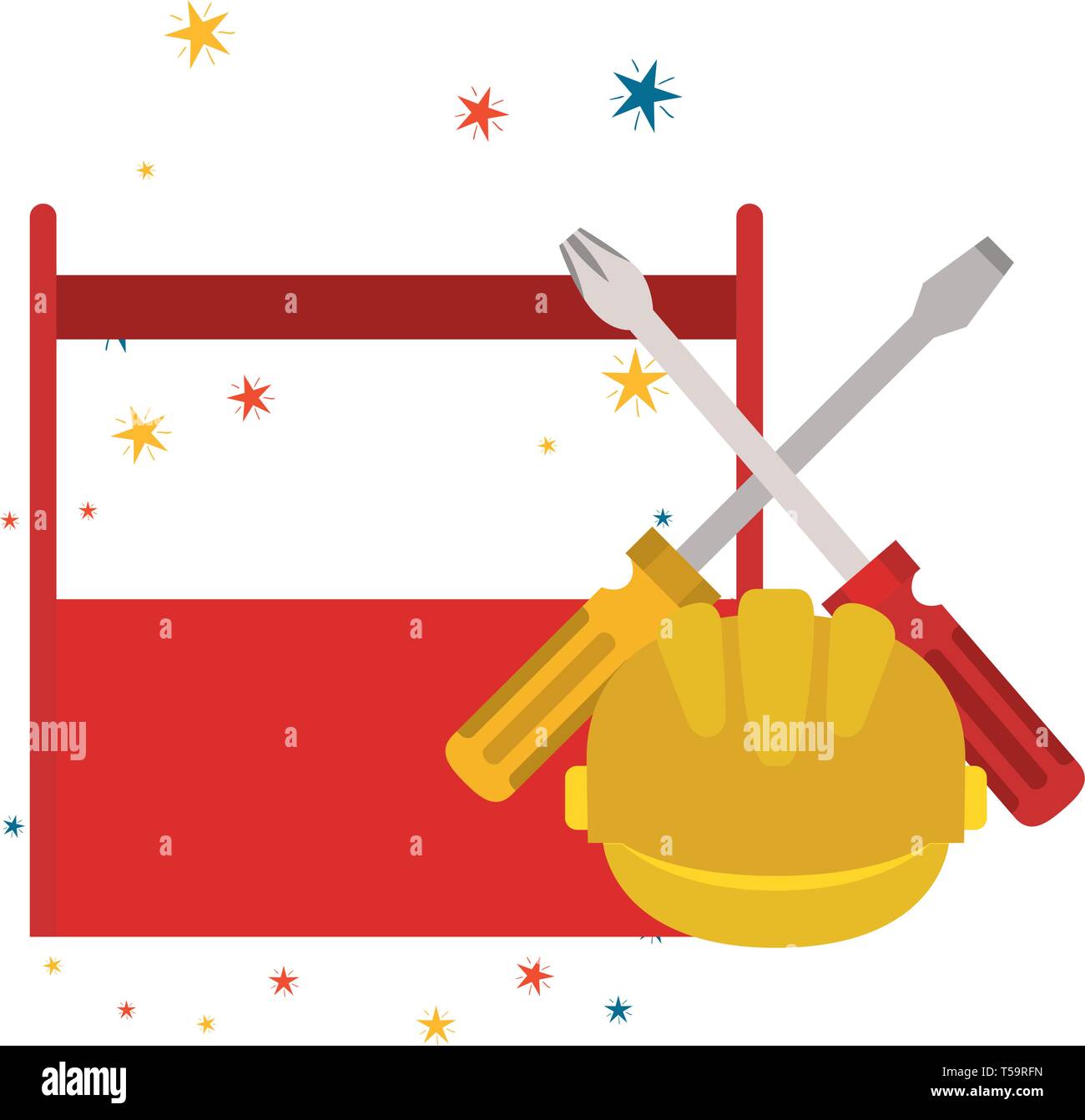 construction tool box isolated icon Stock Vector Image & Art - Alamy