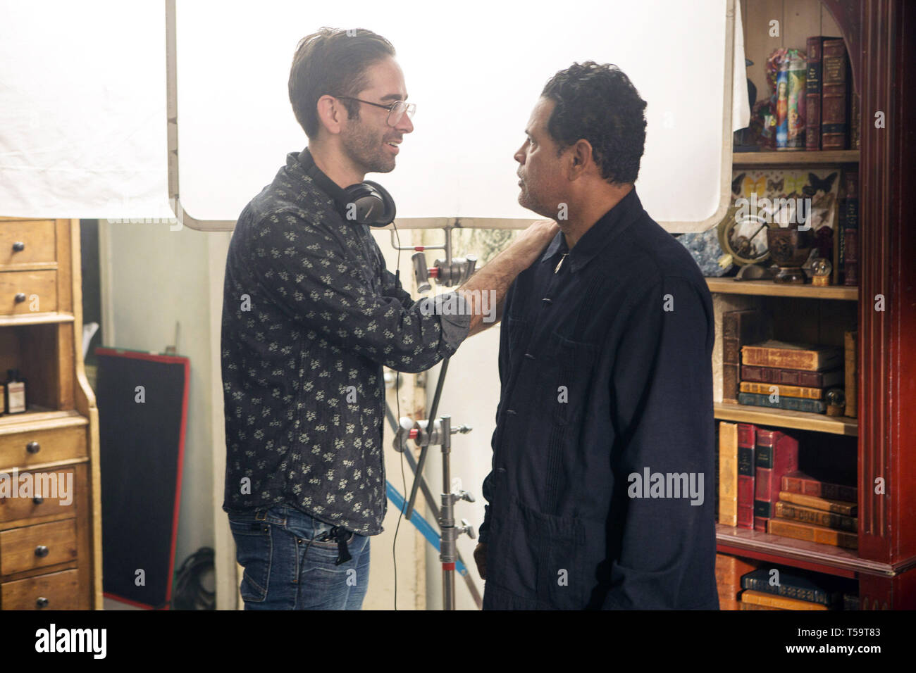 THE CURSE OF LA LLORONA, from left: director Michael Chaves, Raymond ...