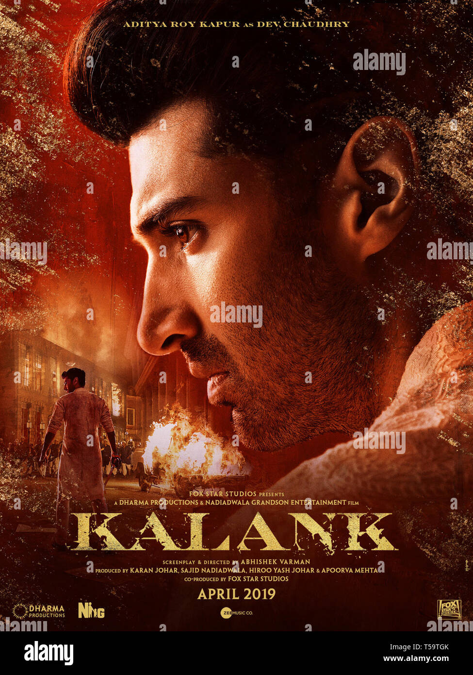 KALANK, Indian character poster, Aditya Roy Kapoor, 2019. TM ...