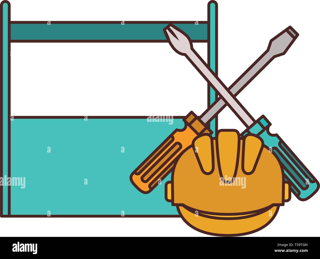 construction tool box isolated icon Stock Vector Image & Art - Alamy