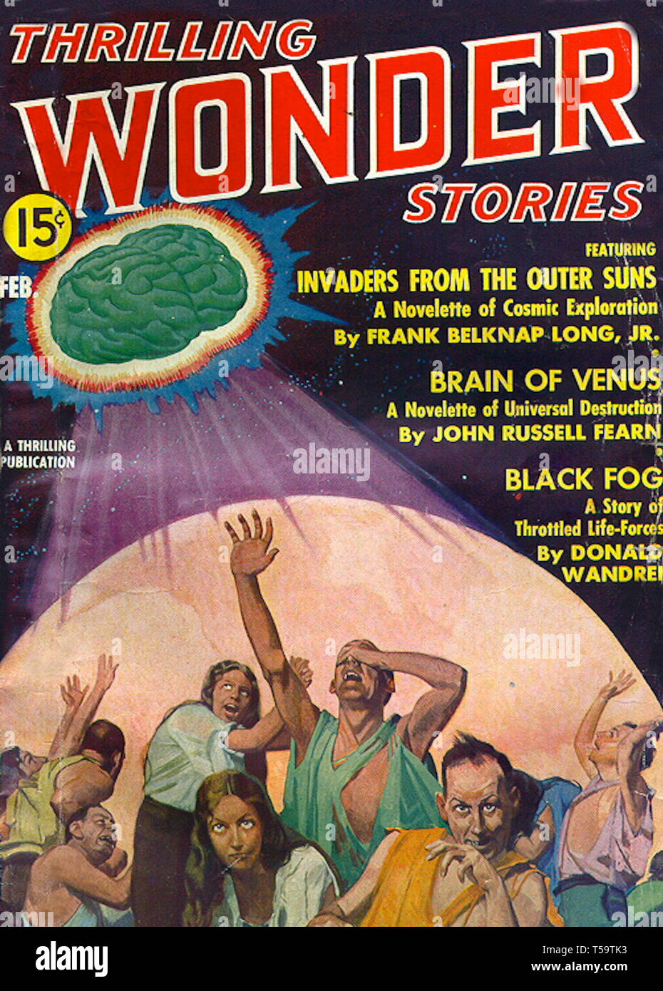 Thrilling Wonder Stories February 1937 Stock Photo - Alamy